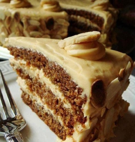 Butterscotch Cake with Caramel Icing - Delish Grandma's Recipes