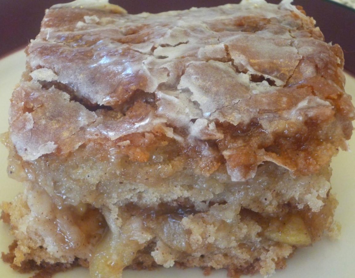 APPLE FRITTER CAKE - Delish Grandma's Recipes
