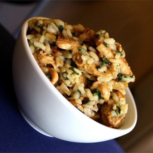 ROASTED CHICKEN WITH RISOTTO AND CARAMELIZED ONIONS - Delish Grandma's ...