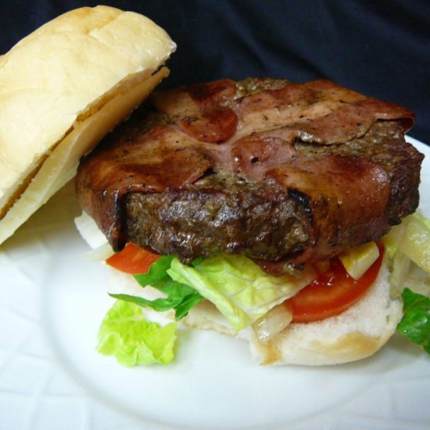 BACON WRAPPED HAMBURGERS - Delish Grandma's Recipes