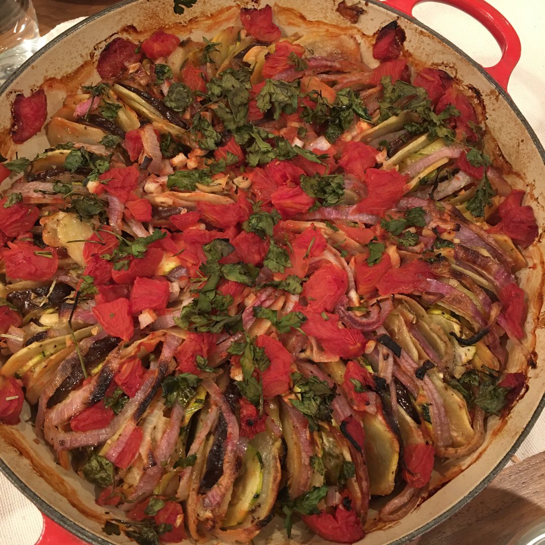BRIAM: TRADITIONAL GREEK ROASTED VEGETABLES - Delish Grandma's Recipes