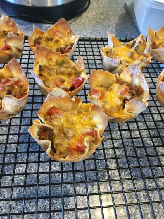 CRUNCHY TACO CUPS - Delish Grandma's Recipes